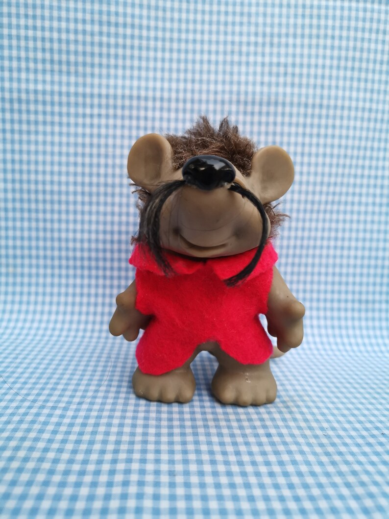 Vintage Rubber Dam Troll MOUSE High 5inc | Etsy