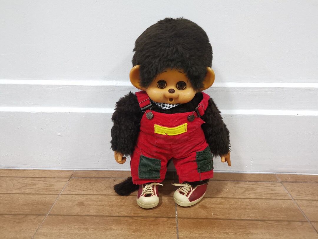 Vintage Japanese Animal Monkey Monchhichi Toho Daisuke Japan Doll 17 ...