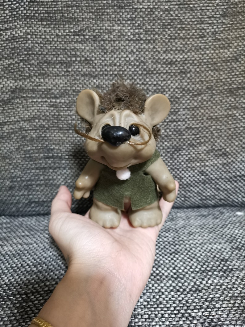 Vintage Rubber Dam Troll MOUSE High 5inc - Etsy