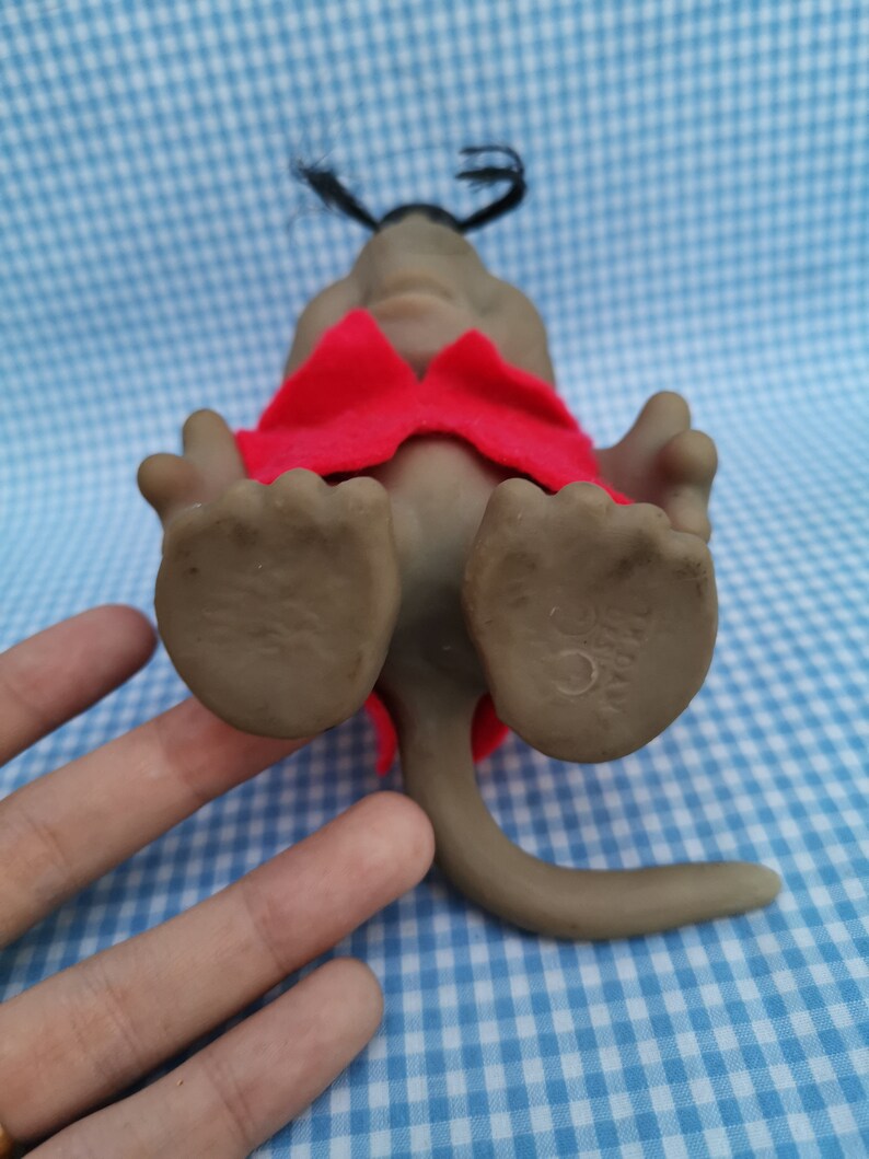 Vintage Rubber Dam Troll MOUSE High 5inc | Etsy