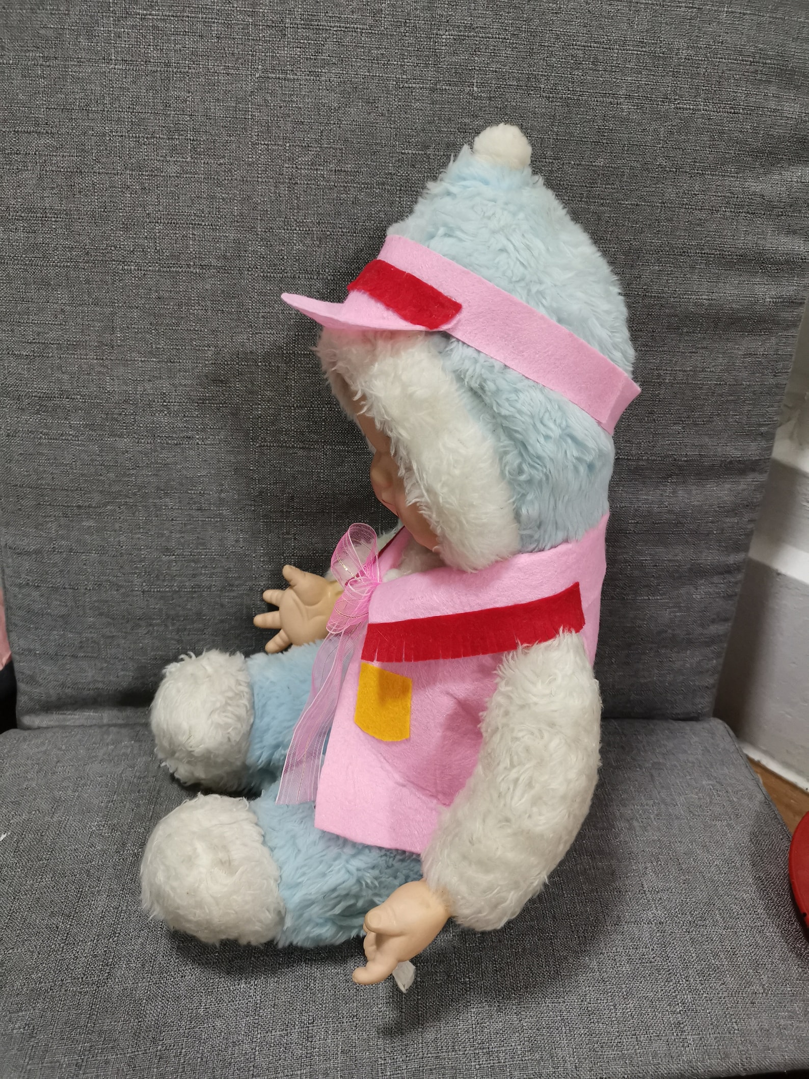 Vintage Stuffed Rushton Rubber Face Big Eye Baby Plush Doll - Etsy