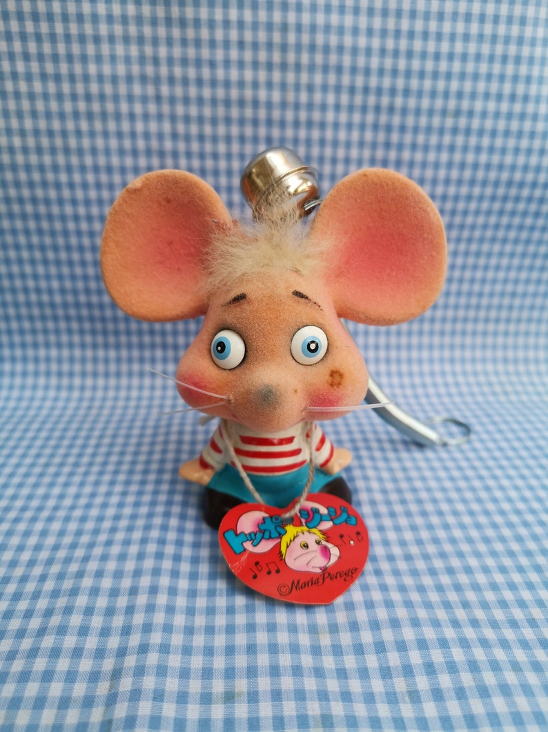 Vintage Cute Japanese Big Eye Mouse Kawaii Toys Mouse Topo - Etsy