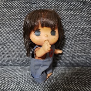 Vintage Japanese Kawaii Rubber Big Eye Gege Girl Baby - Etsy