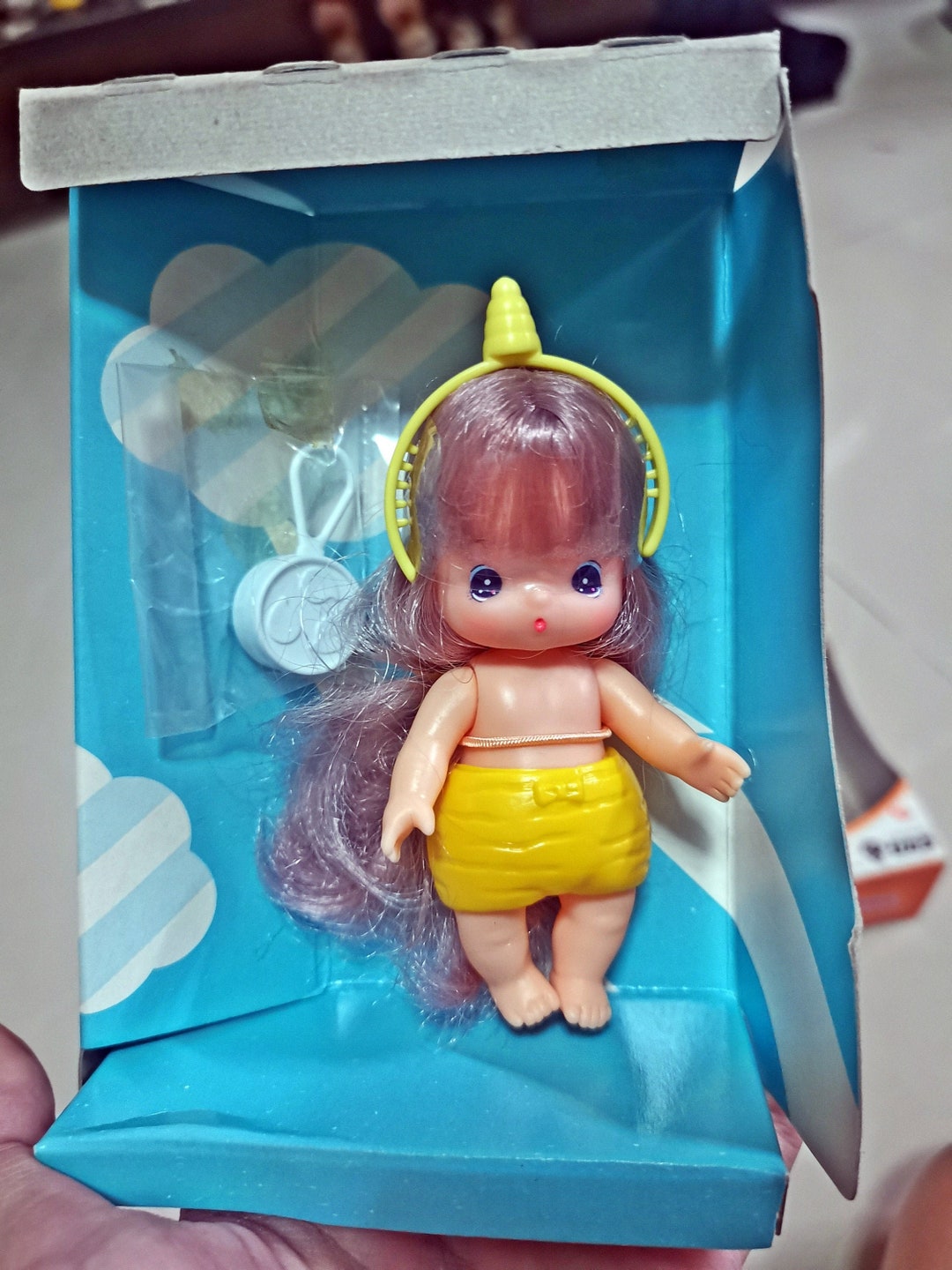 Vintage Japanese Kawaii Showa Takara Little Girl Baby Licca Purple Hair ...