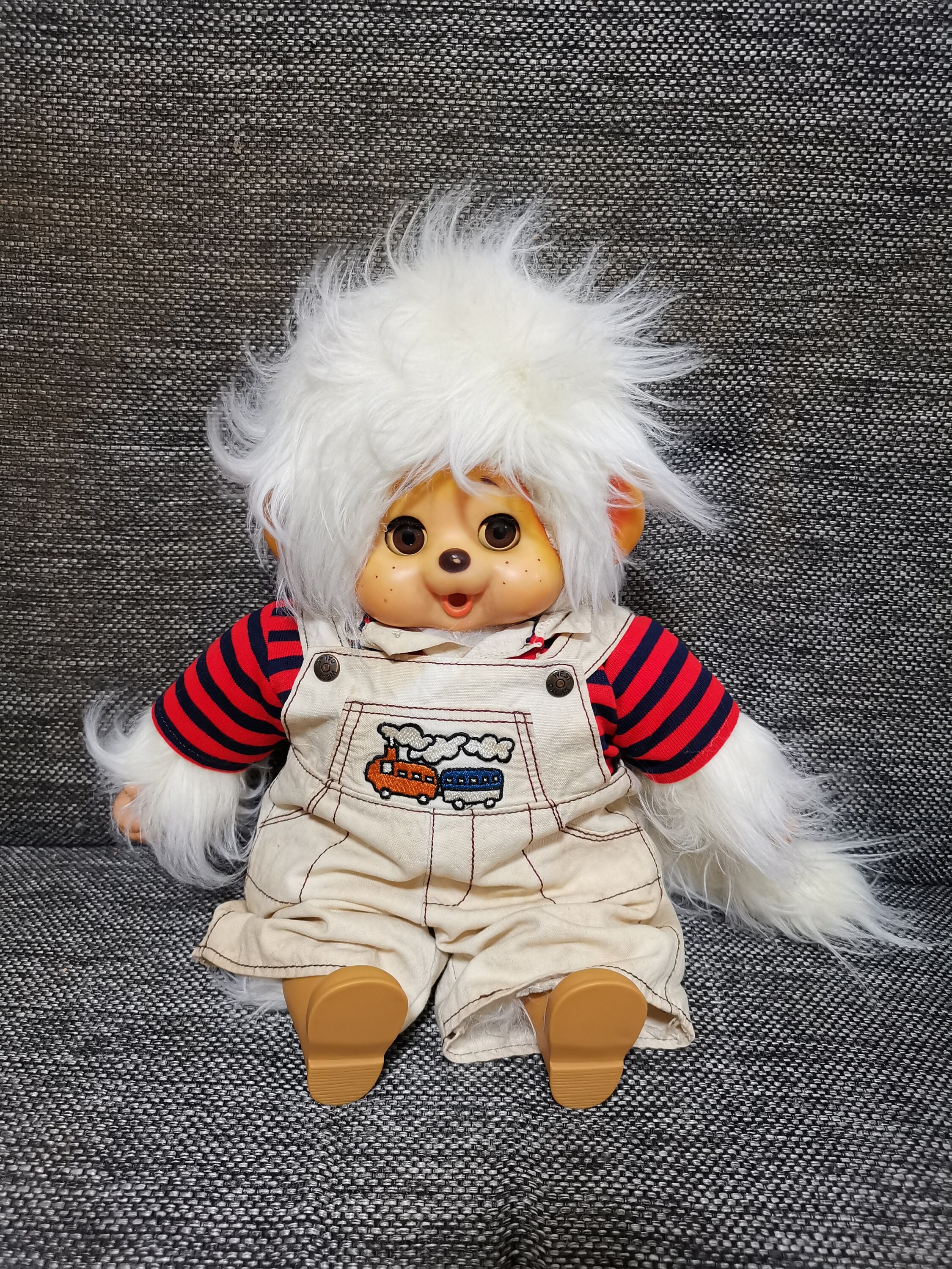 Vintage Monchhichi Fur White Toho Daisuke Japan Doll - Etsy