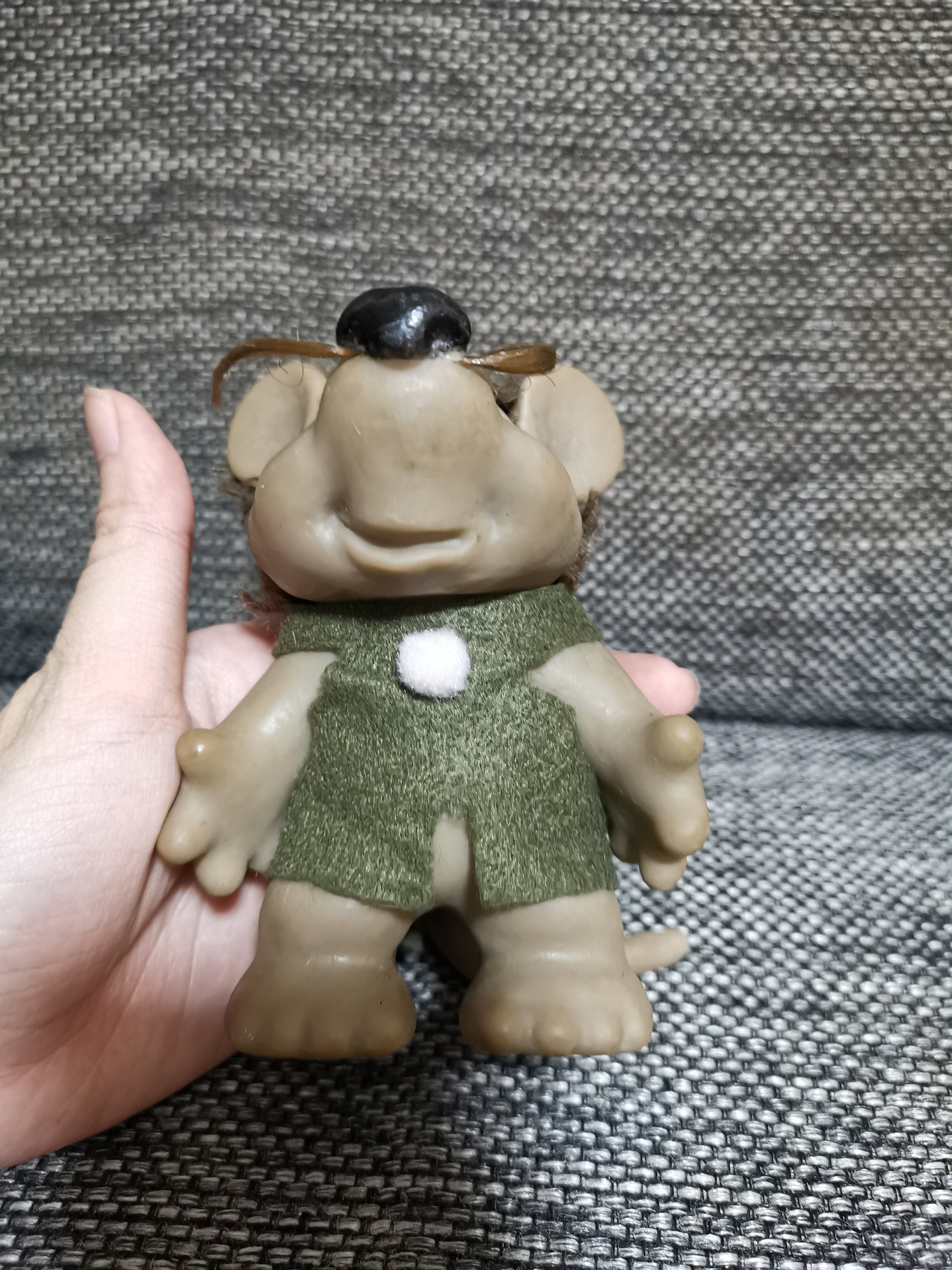 Vintage Rubber Dam Troll MOUSE High 5inc - Etsy