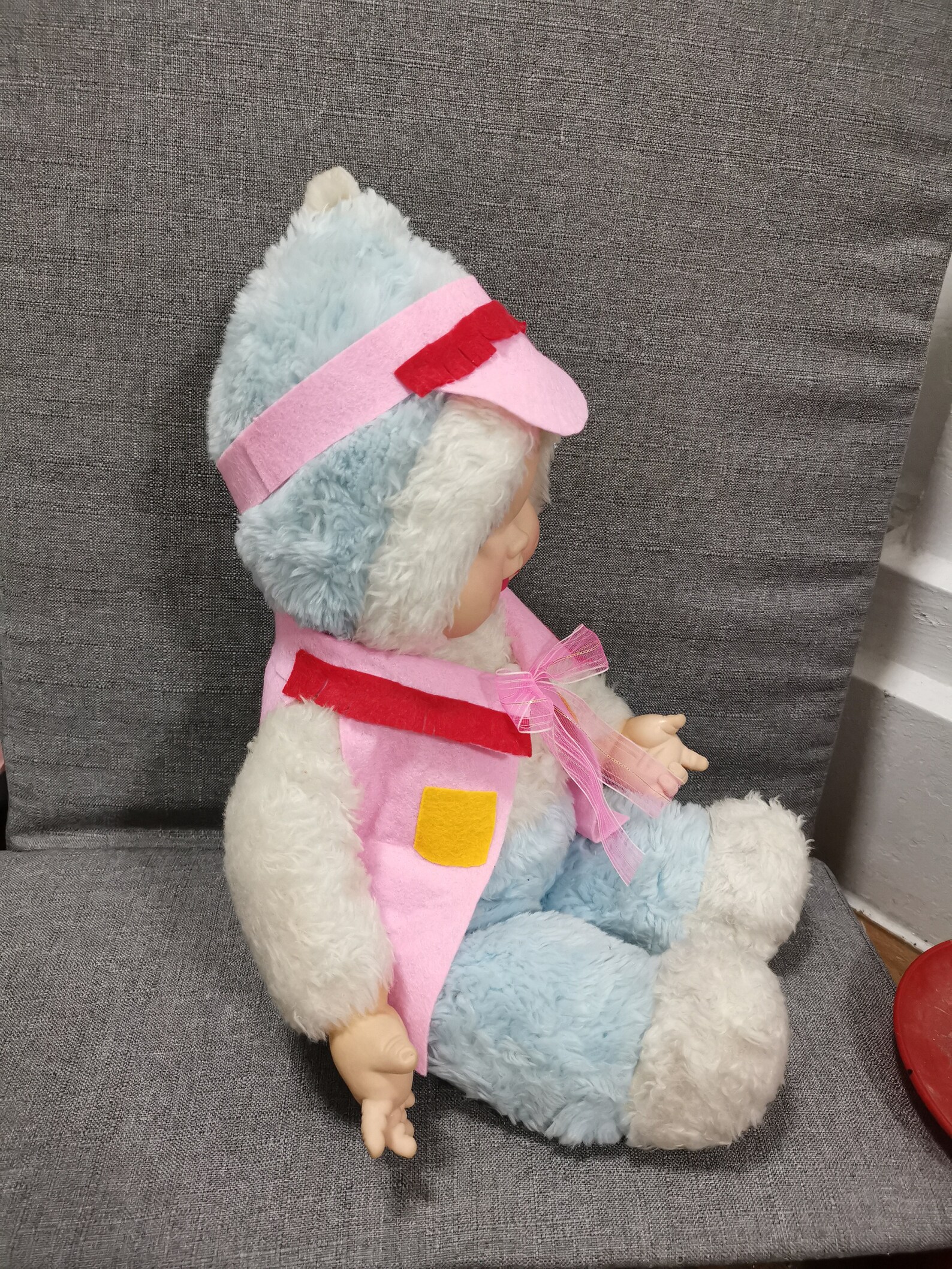 Vintage Stuffed Rushton Rubber Face Big Eye Baby Plush Doll - Etsy