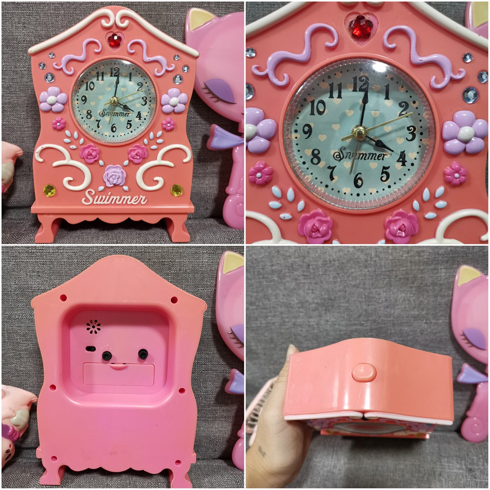 Vintage Cute Japanese Toys Kawaii Pink House Alarm Clock - Etsy