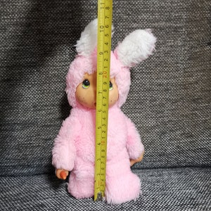 Vintage Easter Stuffed Animal Rubber Face Pink Big Eye Bunny Rabbit ...