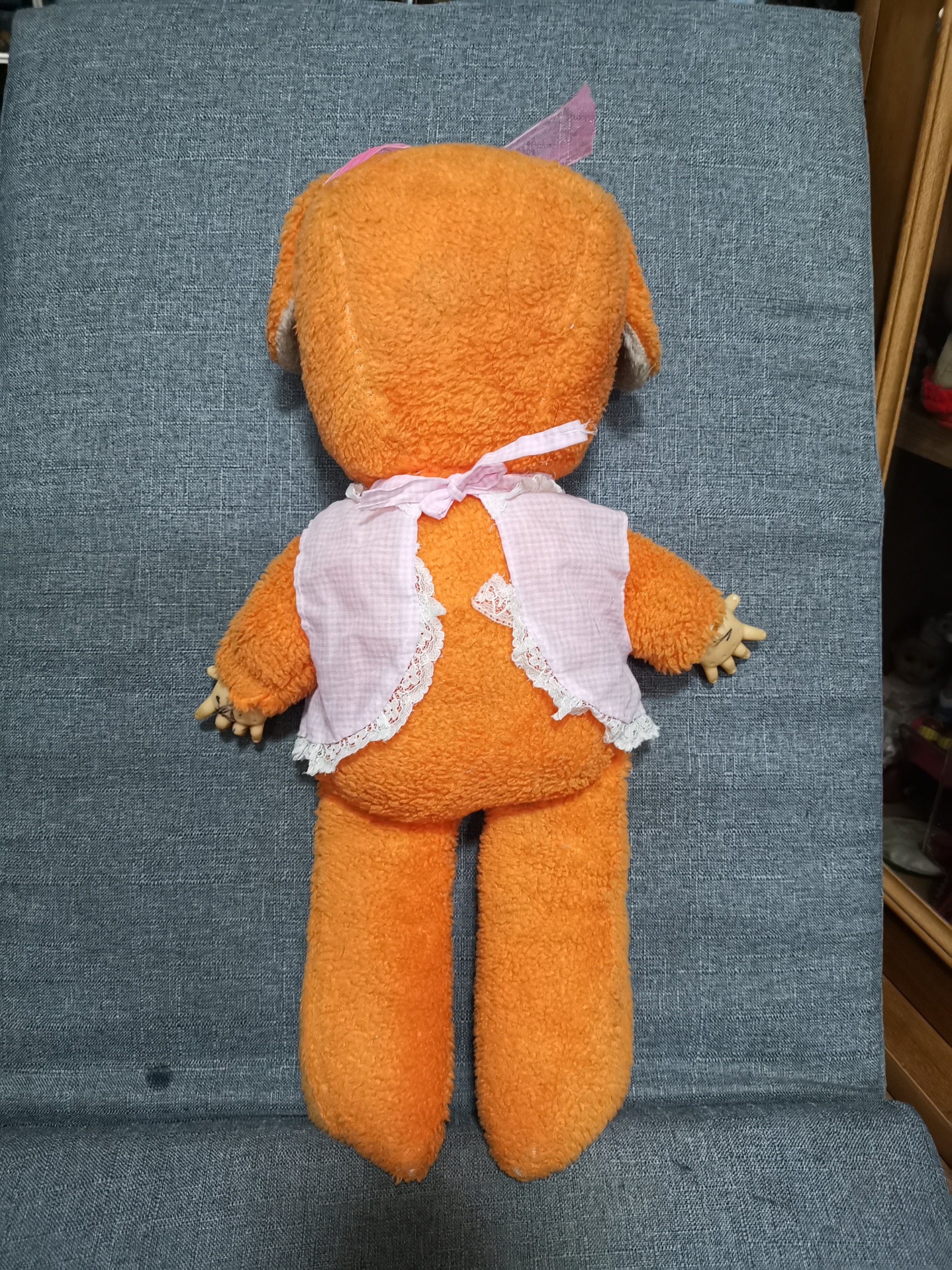 Vintage Japanese Kawaii Stuffed Animal Rubber Face Big Eye Baby Bunny ...