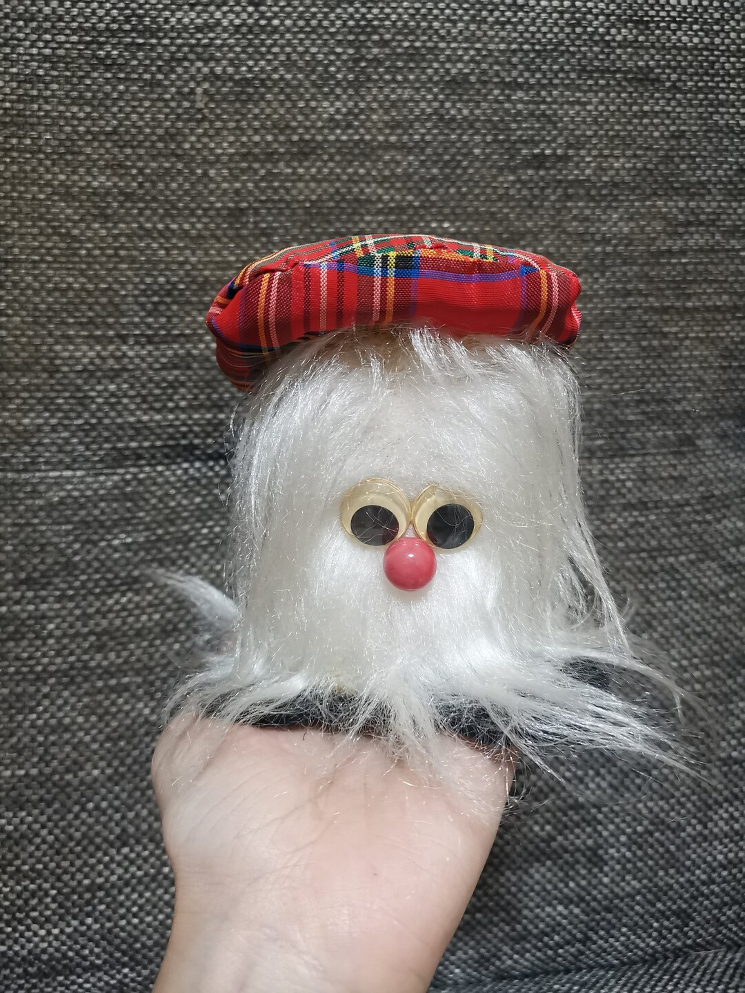 Vintage Kawaii Showa Big Eye Fluffy Scottish Glook Gonk Pair - Etsy