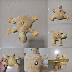 Vintage Kawaii Stuffed Animal Steiff Rubber Shelled Slo Turtle Terrapin ...