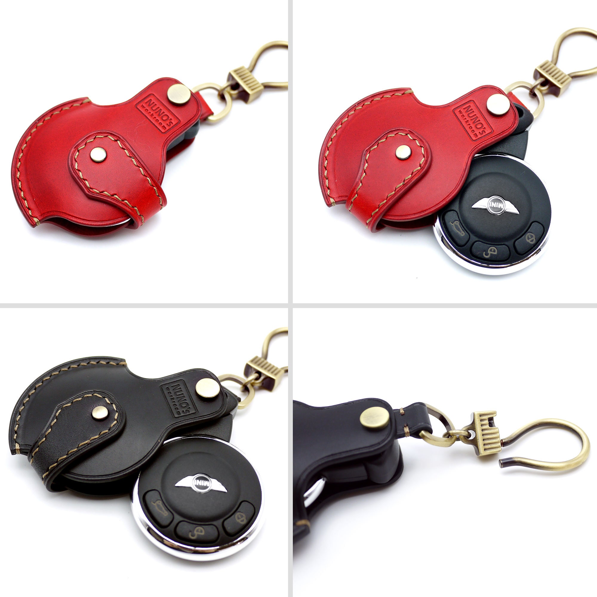 Mini Cooper Key Chain Leather Car Key Fob Cover Mini Cooper | Etsy