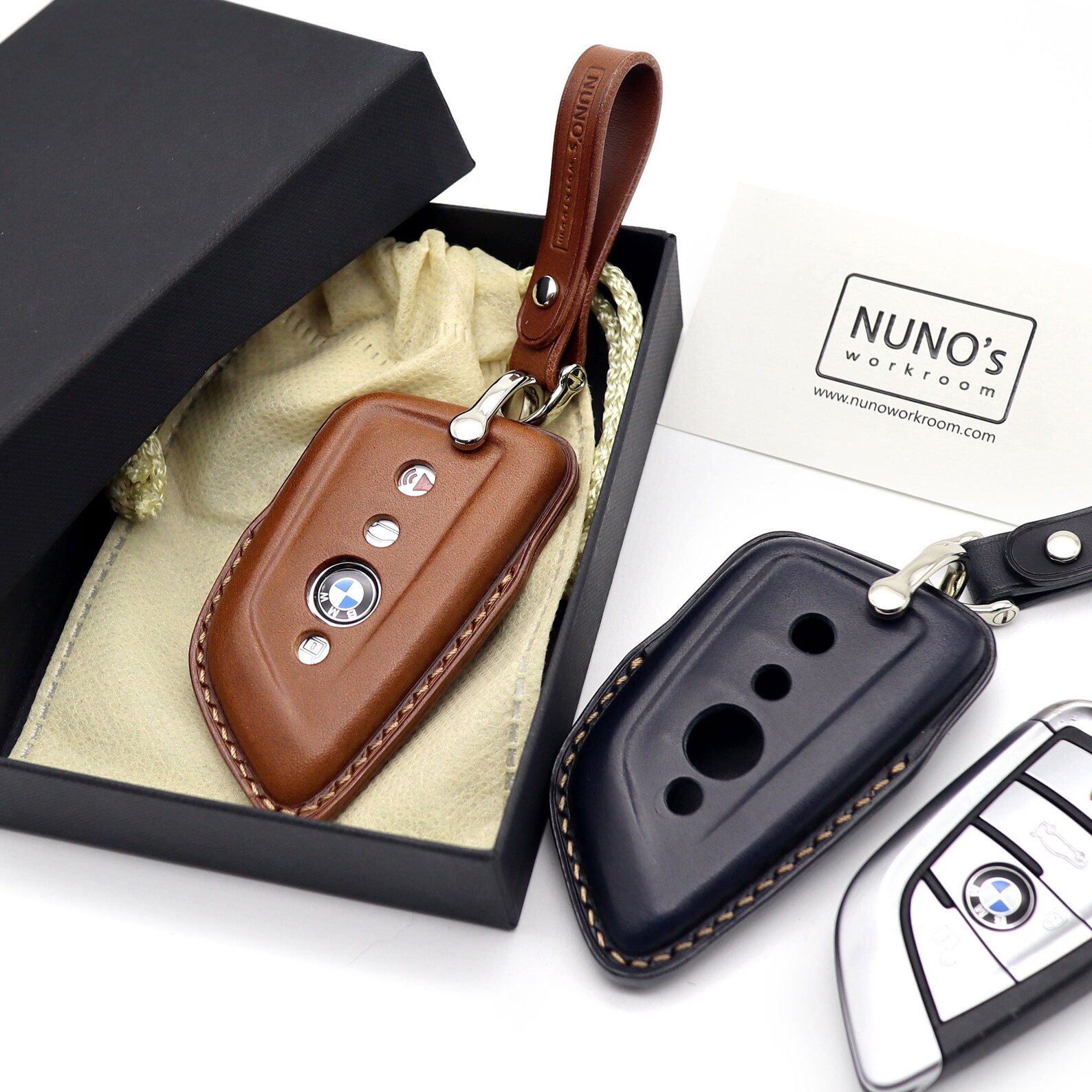 BMW Key Chain Leather Car Key Fob Cover Remote Key Case Car - Etsy