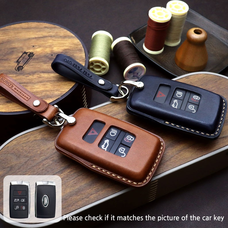 Land Rover Range Rover Key Chain Leather Car Key Fob Cover | Etsy UK
