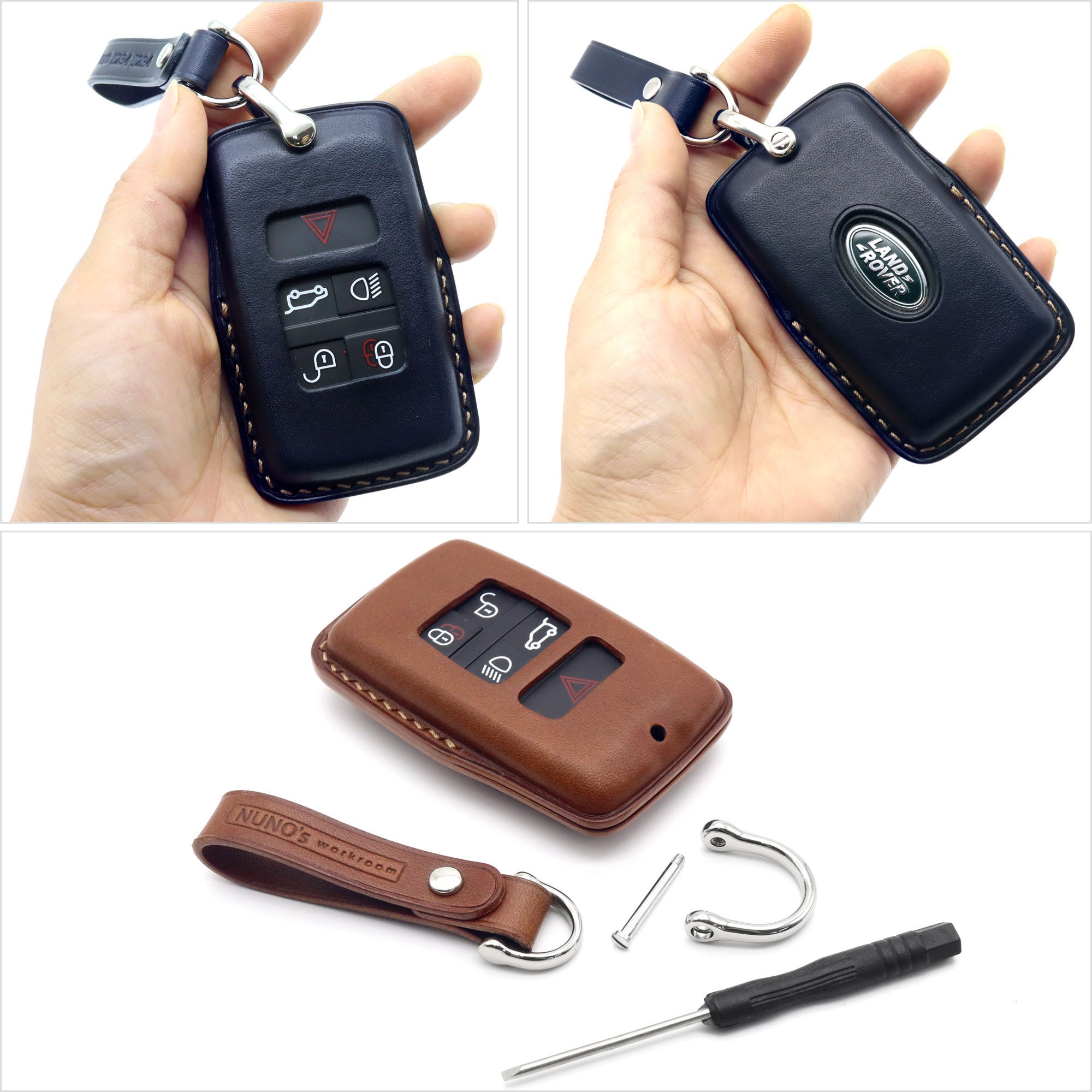Land Rover Range Rover key chain Leather Car Key Fob cover | Etsy