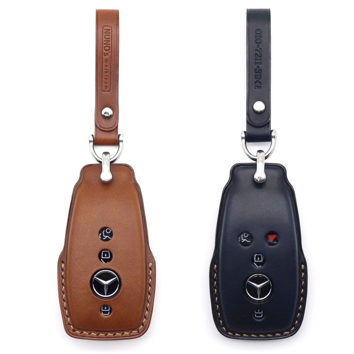 Mercedes Benz Key Chain Leather Car Key Fob Cover Car Key - Etsy