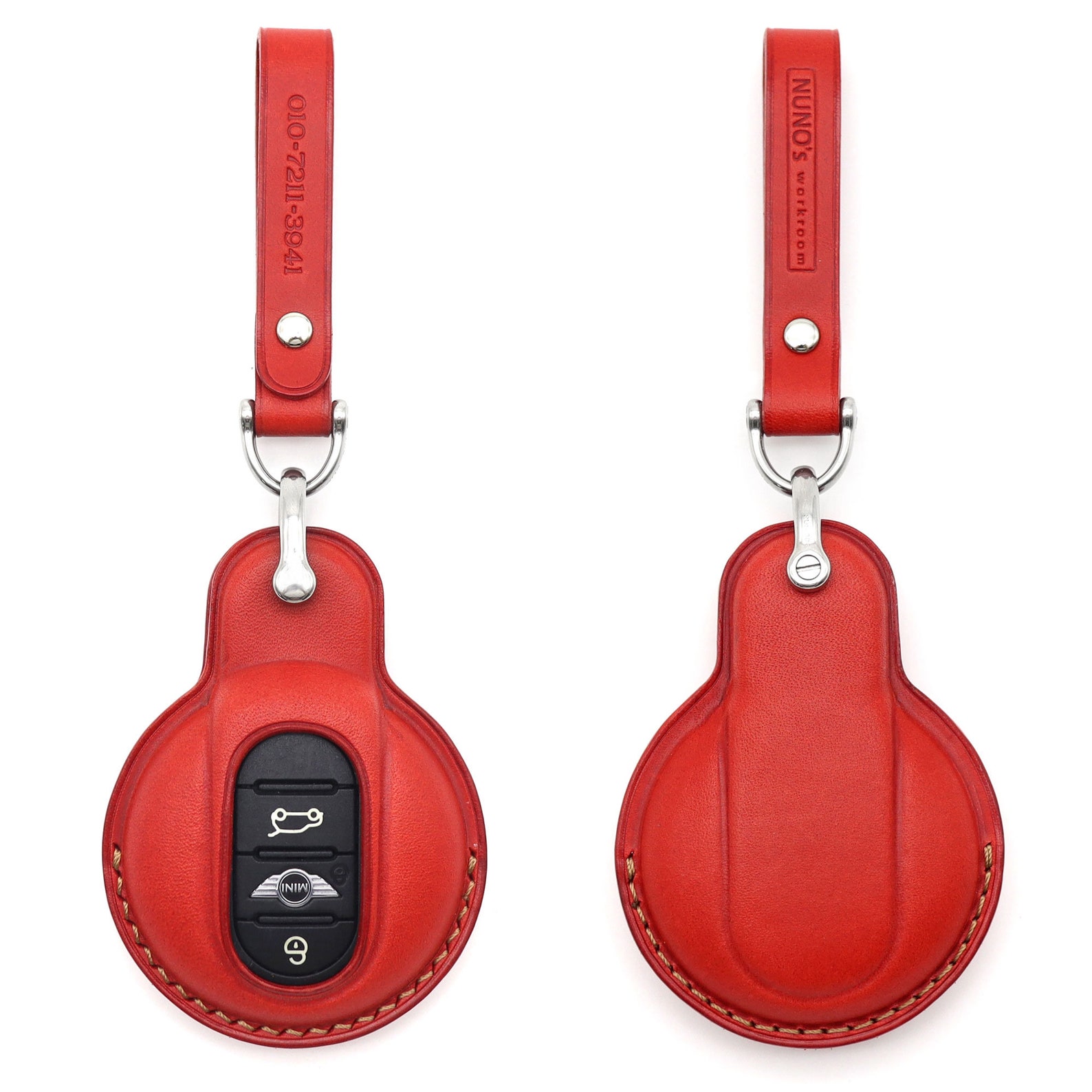 Mini Cooper Key Chain Leather Car Key Fob Cover Remote Key - Etsy