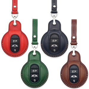 Mini Cooper Key Chain Leather Car Key Fob Cover Remote Key - Etsy