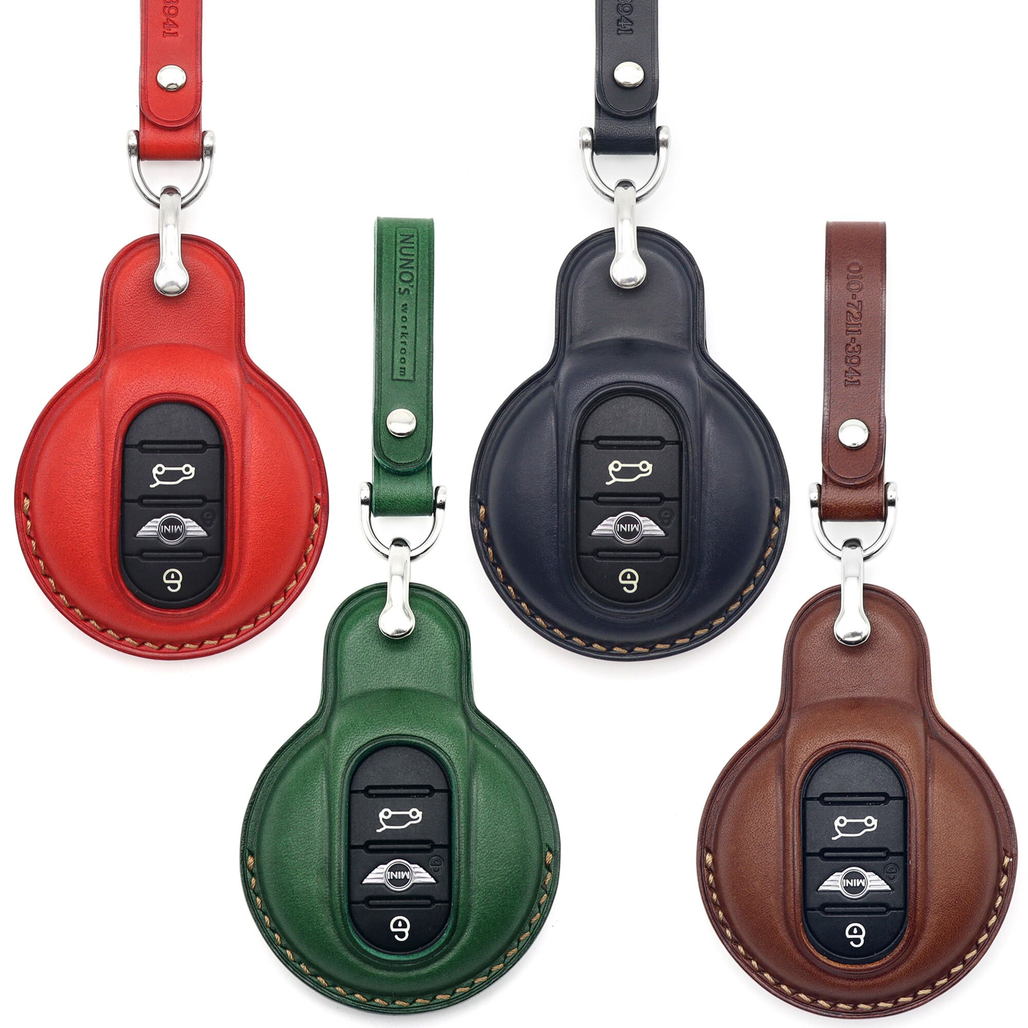 Mini Cooper Key Chain Leather Car Key Fob Cover Remote Key - Etsy