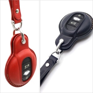 Mini Cooper Key Chain, Leather Car Key Fob Cover, Remote Key Case, Car ...