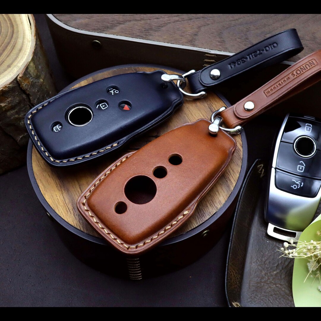 Leather Car Key Fob Cover: Mercedes Benz E/C/GLC Class Key Case - Etsy