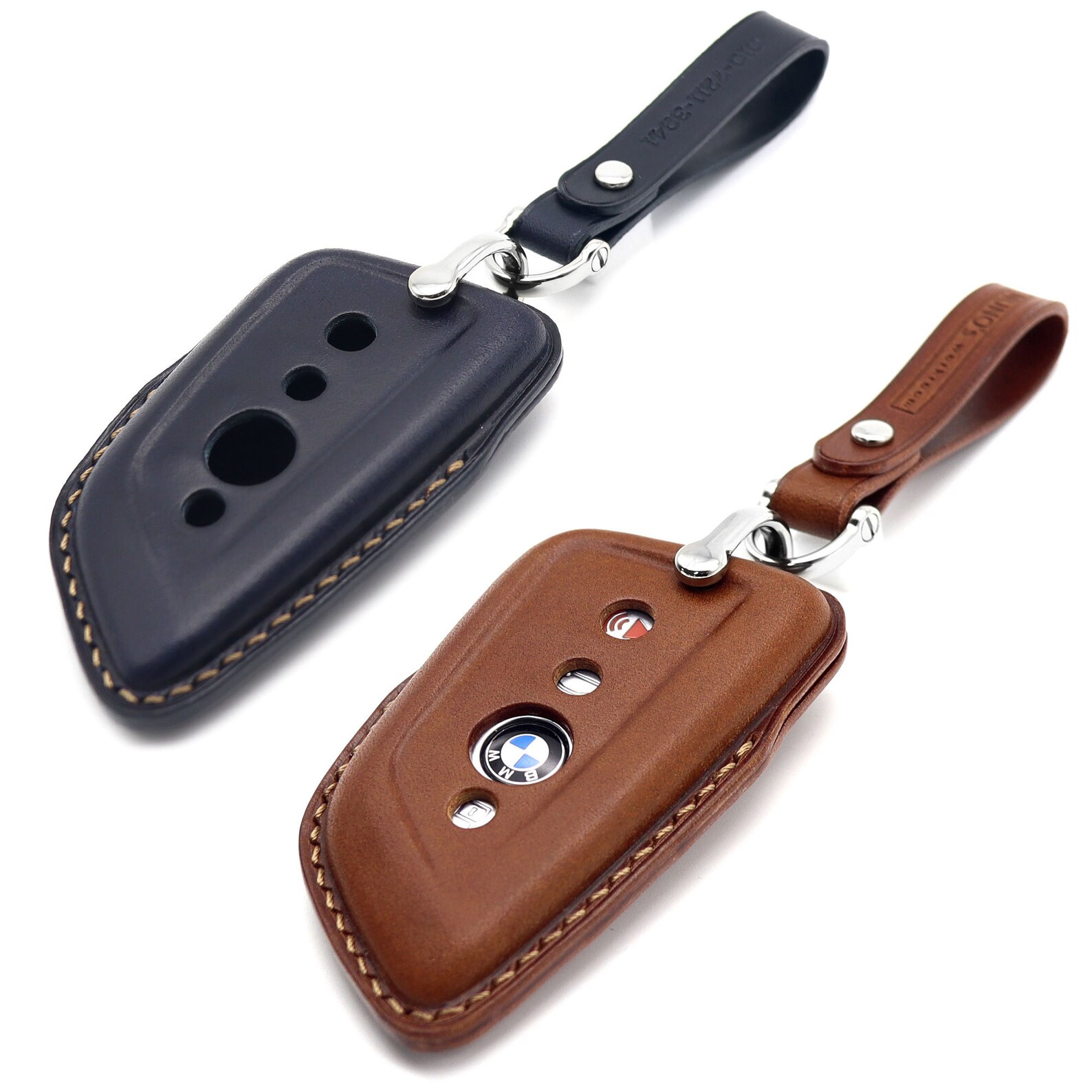 BMW Key Chain Leather Car Key Fob Cover Remote Key Case Car - Etsy