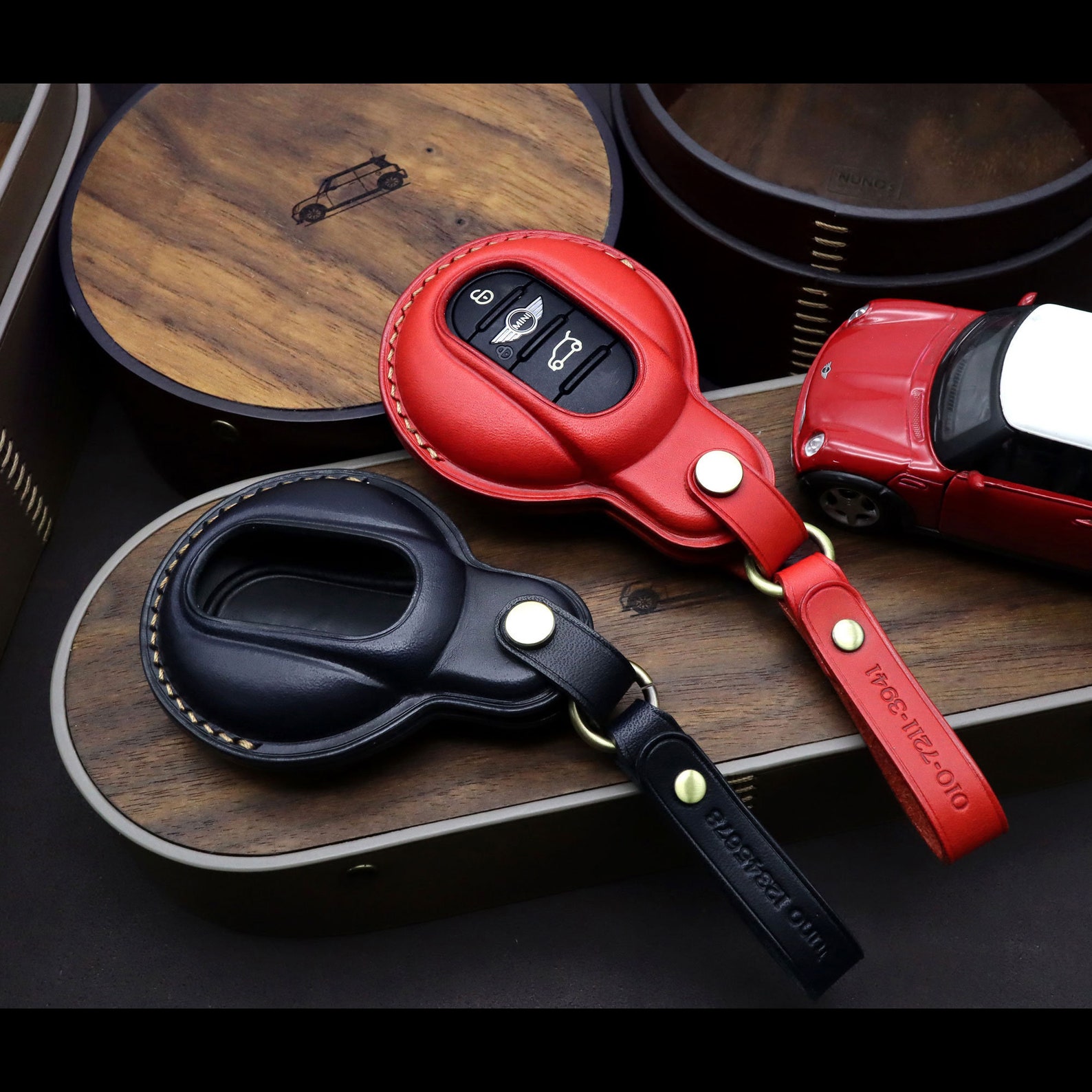 Mini Cooper Key Chain Leather Car Key Fob Cover Remote Key - Etsy