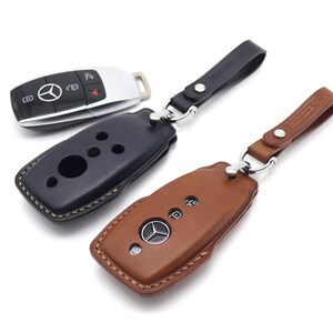 Mercedes Benz Key Chain Leather Car Key Fob Cover Car Key - Etsy