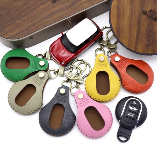 Mini Cooper Key Chain Leather Car Key Fob Cover Remote Key - Etsy