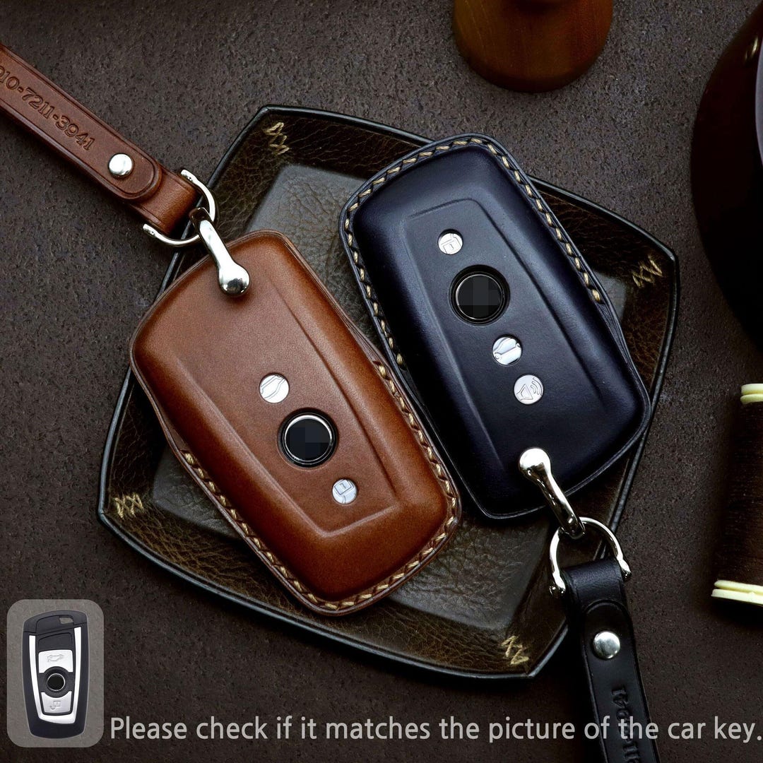 Leather BMW Key Fob Cover: Handmade Car Remote Case - Etsy