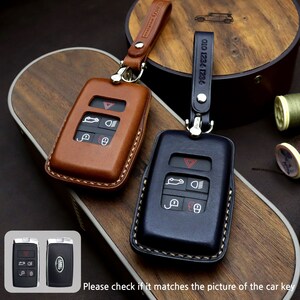 Land Rover Range Rover Key Chain Leather Car Key Fob Cover - Etsy