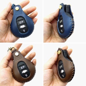 Mini Cooper Key Chain, Leather Car Key Fob Cover, Remote Key Case, Car ...