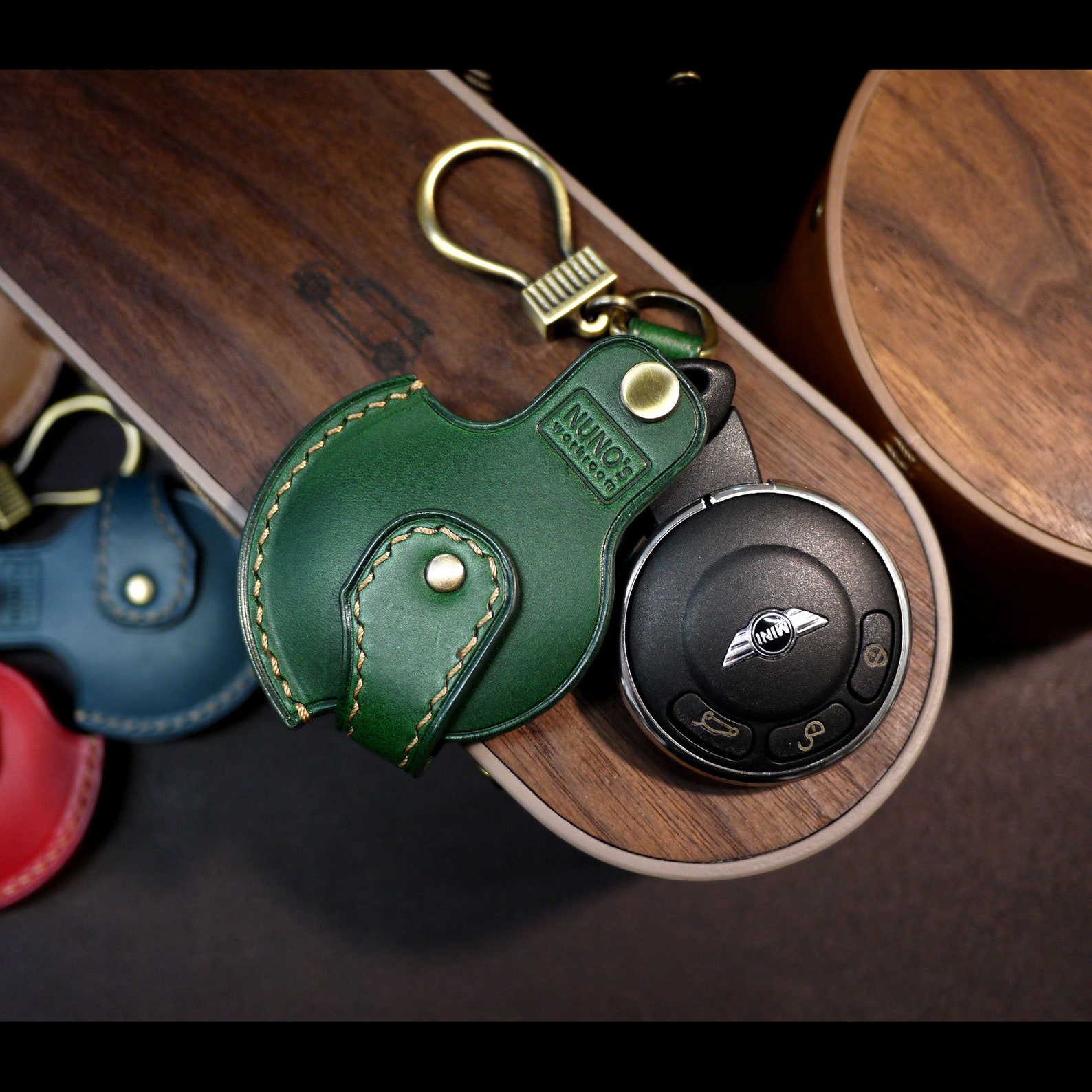 Mini Cooper Key Chain Leather Car Key Fob Cover Mini Cooper | Etsy