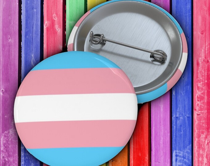 Bisexual Flag Pin Button LGBTQ Pride - Etsy