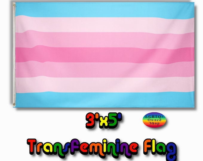 Transfeminine Flag, Transfem Pride Flag - Etsy