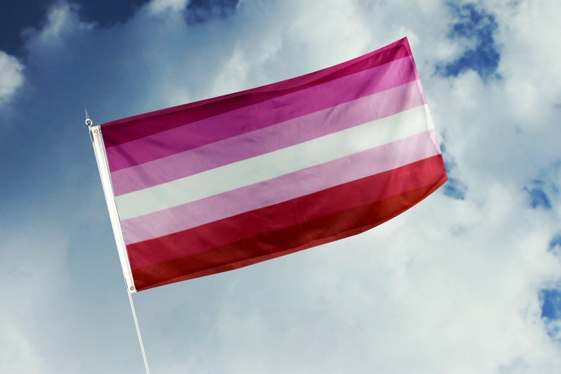 Lesbian Pride Flag Lgbtq Pride Rainbow Flag Etsy