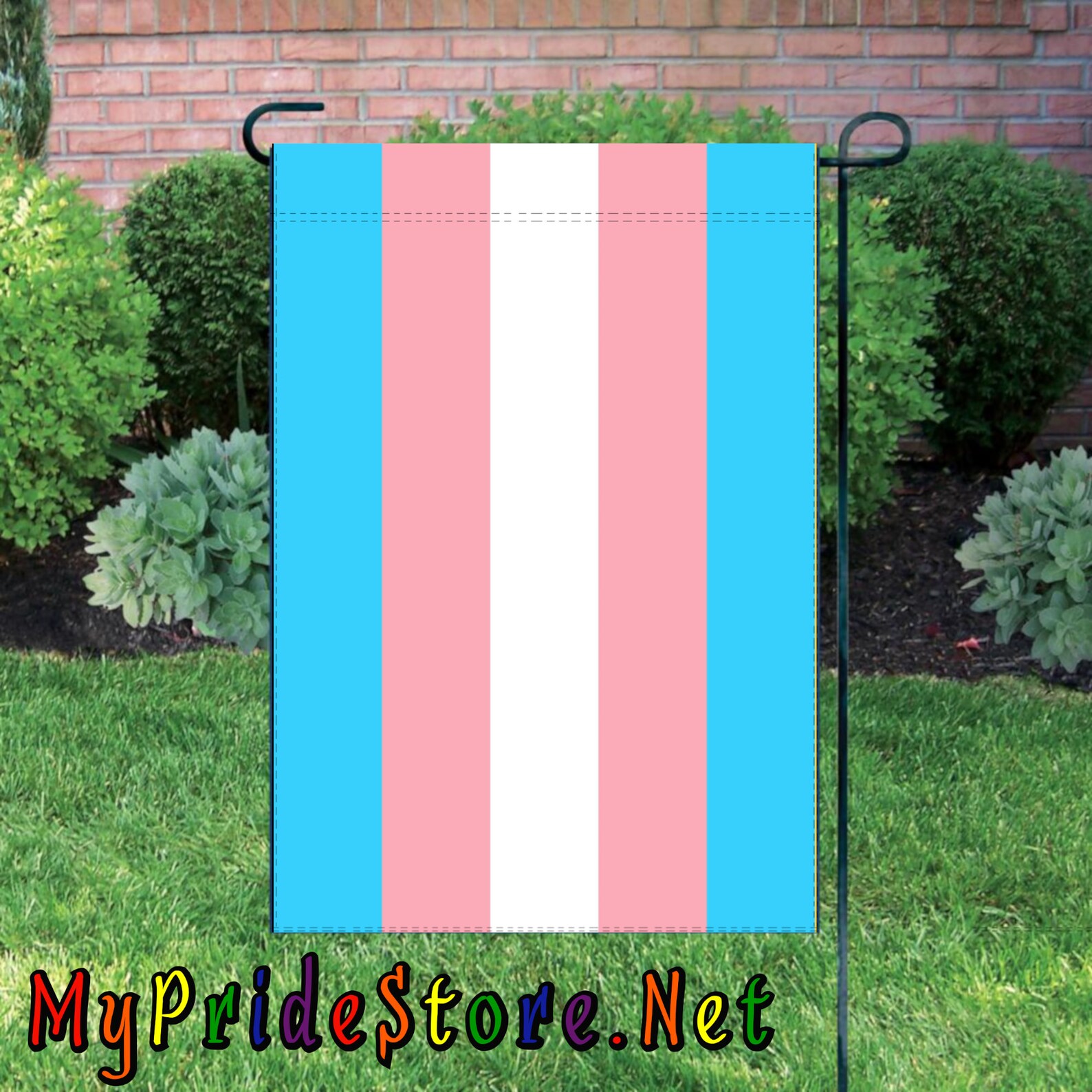 Trans Garden Flag Transgender Pride LGBTQIA Flag | Etsy