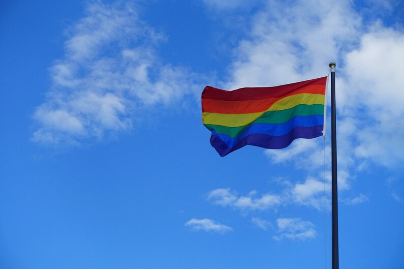 Bandera Del Orgullo Gay Lgbtq Derechos De Los Homosexuales Etsy España