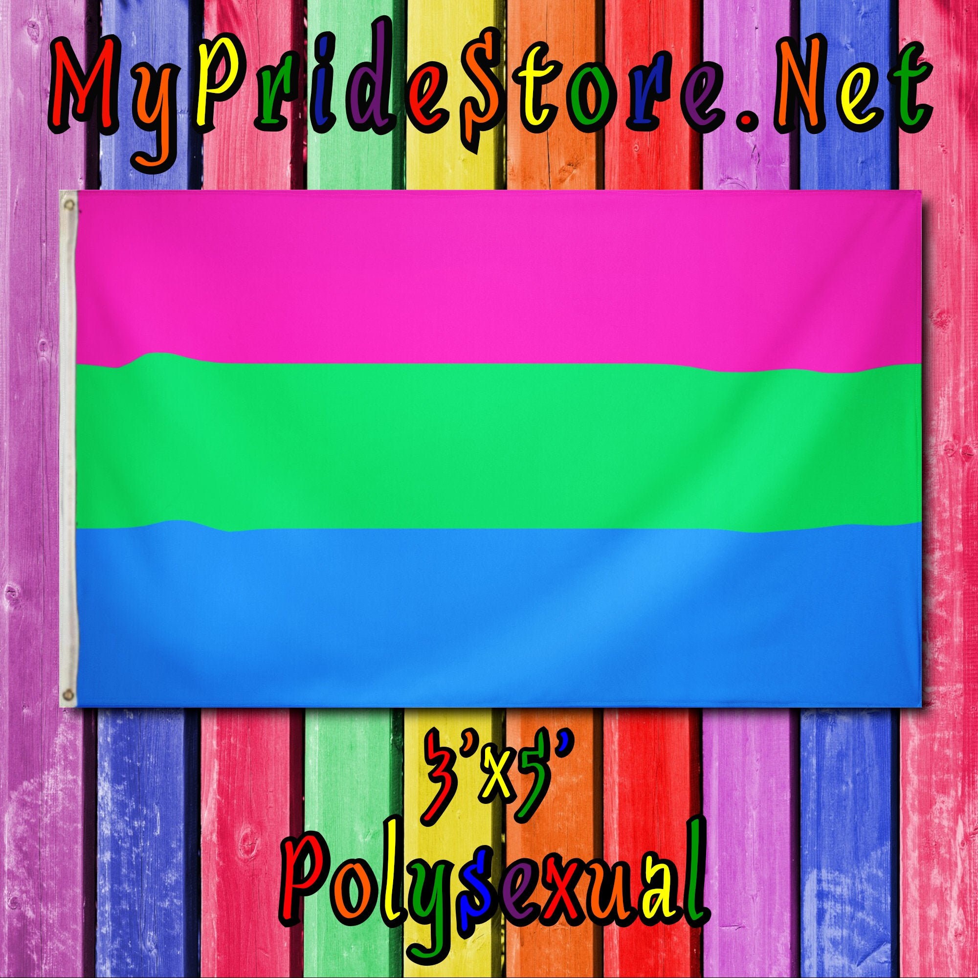 Poly Pride Flag Polysexual Pride LGBTQ Pride | Etsy
