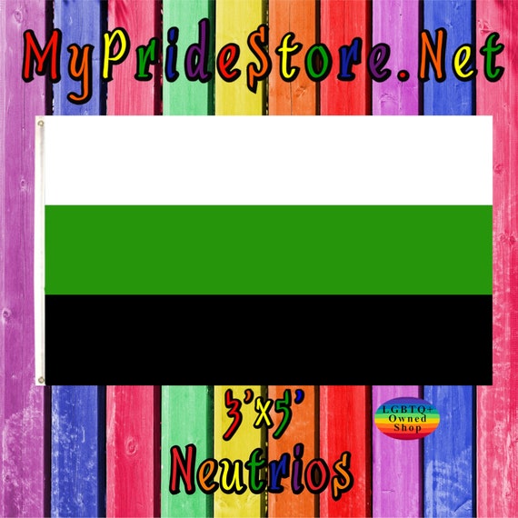 Neutrois Pride Flag Neutral Gender Flag LGBTQIA Pride Flag - Etsy