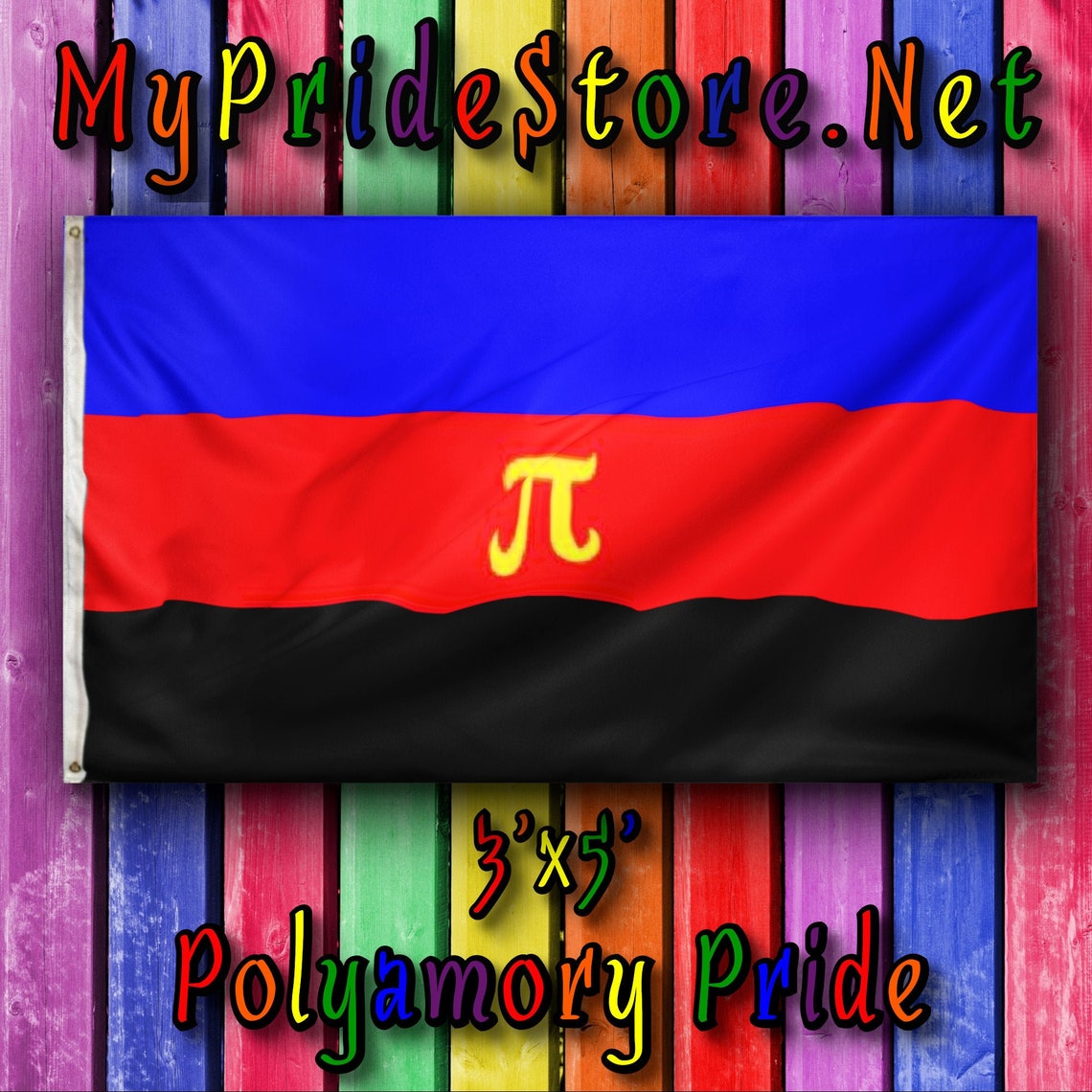 Polyamory Pride Flag LGBTQ Pride Flag | Etsy