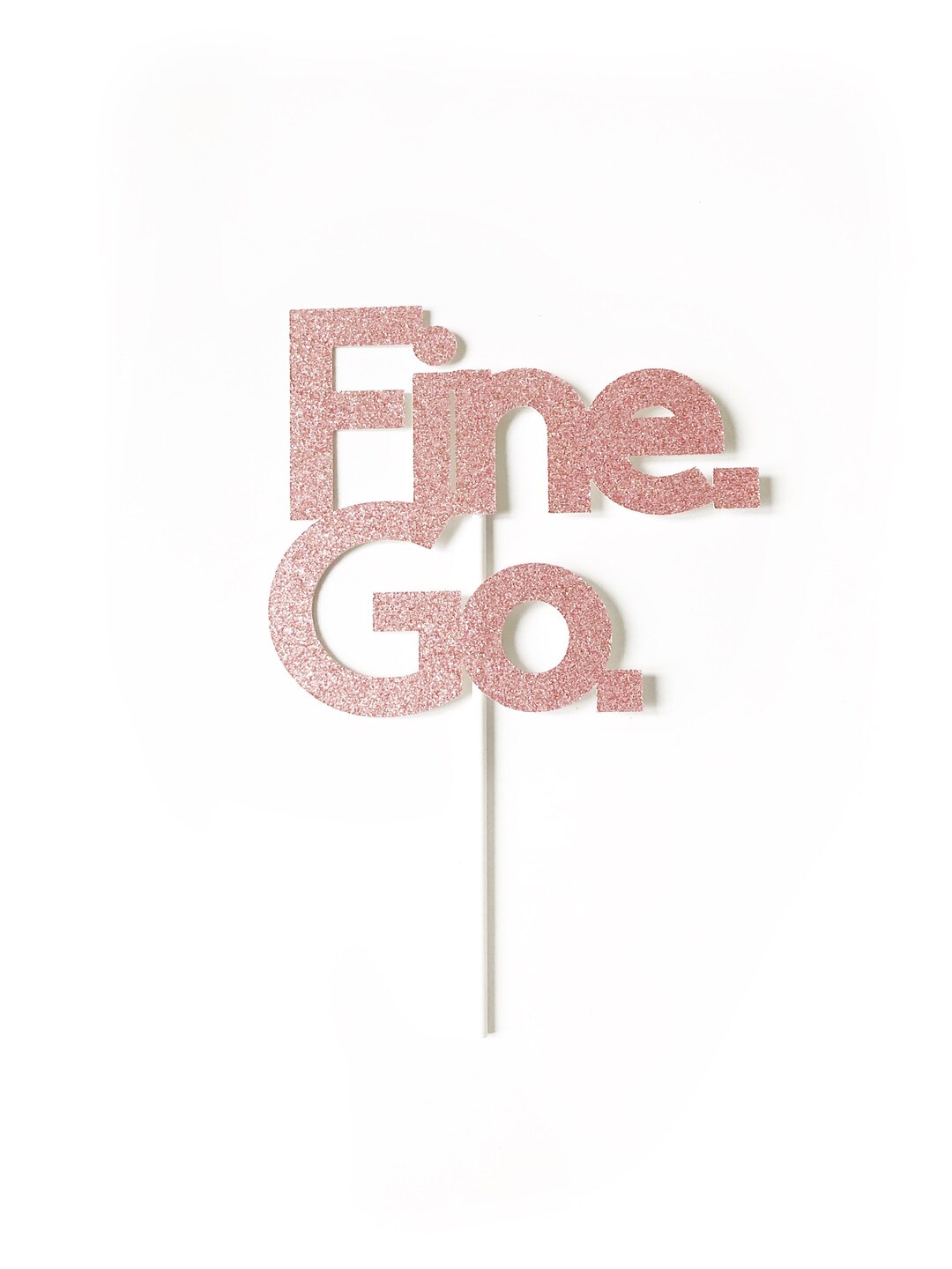 Cake Topper Fine Go Farewell Party Saying Goodbye - Etsy UK