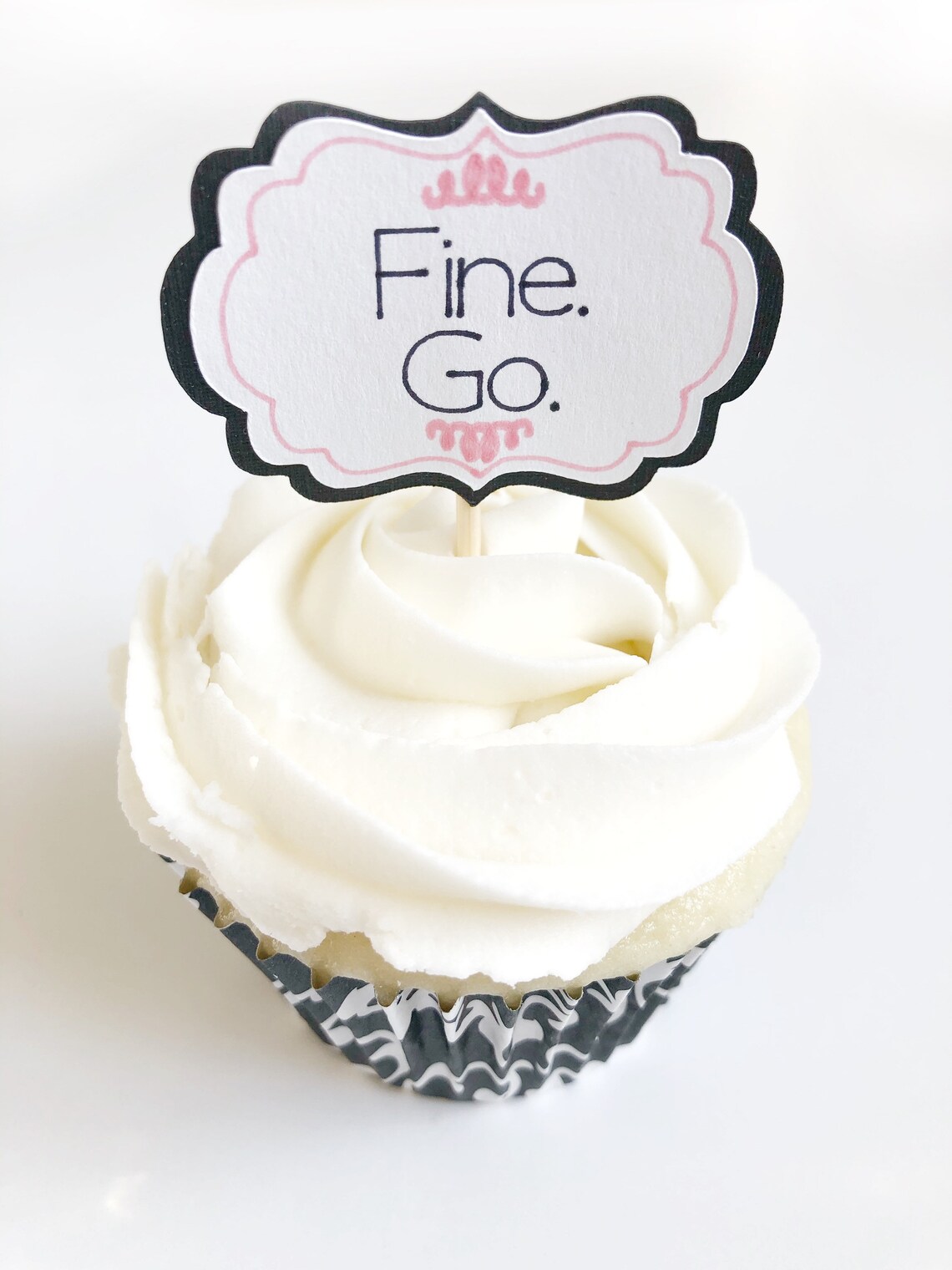 Cupcake Toppers Farewell Set of 12 Fine Go Saying - Etsy