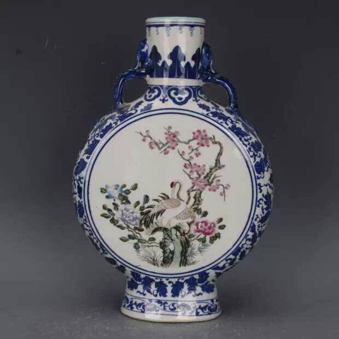 Chinese Antique Porcelain Qing Dynasty Qianlong Style Blue and White ...