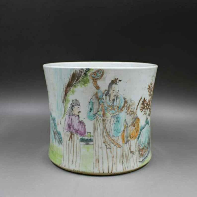 Chinese Antique Minguo Style Famille Rose Fwncai Porcelain - Etsy