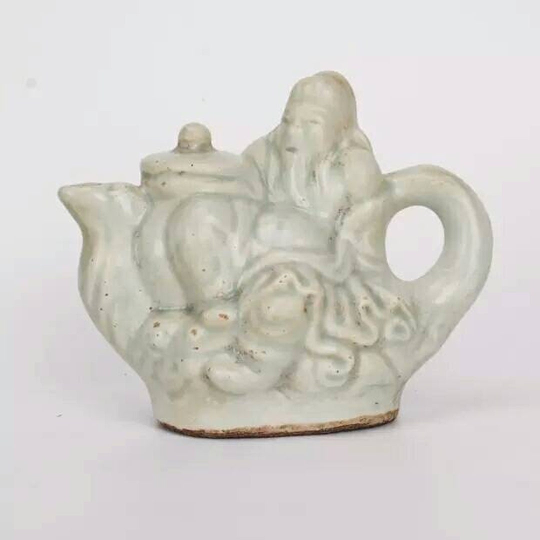 Chinese Antique Porcelain Teapot Ming Dynasty Longquan Ware Style Hand ...