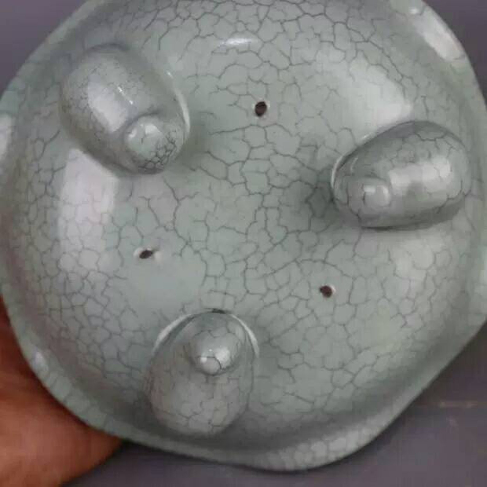 Chinese Antique Porcelain Censer Song Dynasty Ru Ware Celadon Ru Kiln ...