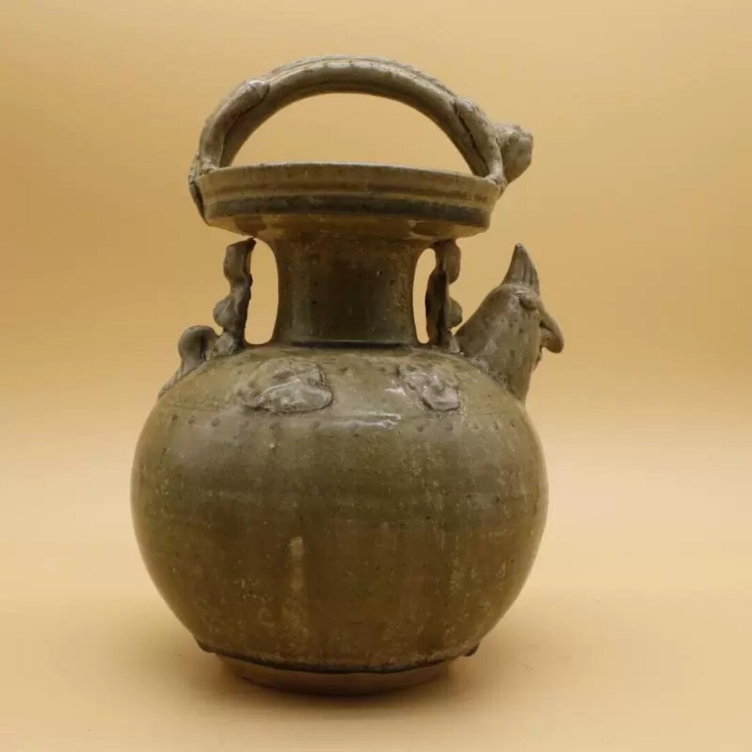 Chinese Antique Ceramic Water Pot Chinese Yue Ware Celadon Porcelain ...