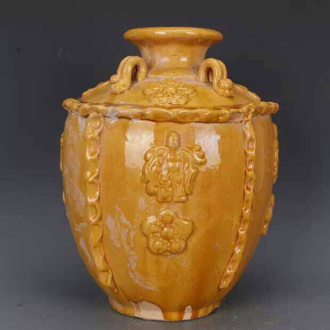 Chinese Antique Tang Dynasty Three Colour Style Tangsancai Tang Sancai ...